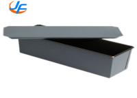 China RK Bakeware China Foodservice NSF Long Pullman Bread Loaf Pan With Drop On Bread Pan Lid for sale