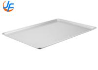China RK Bakeware China 16 Gauge Full Size Aluminium Baking Tray Wire in Rim Glazed 15 13/16