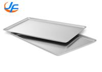 China RK Bakeware China Commercial Aluminium Baking Tray Cookie Sheet Jelly Roll Pan Full Size Half Size Quarter Sheet Pan for sale