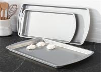 China RK Bakeware China Aluminium Baking Tray Commercial Aluminum Round Corner Sheet Pan for sale