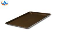 China RK Bakeware China Custom 600 X 400 Aluminium Baking Tray Sheet Cookie Pan for sale
