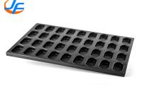 China RK Bakeware China Foodservice 400*600 Commercial Nonstick Square Oval Muffin Baking Tray for sale