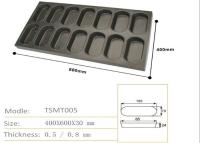 China RK Bakeware China Foodservice Aluminumized Oval Muffin Baking Pan Square Muffin Baking Tray for sale