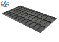 China RK Bakeware China Foodservice Aluminumized Oval Muffin Baking Pan Square Muffin Baking Tray for sale