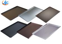 China RK Bakeware China Foodservice Aluminumized Steel and Aluminium Baking Tray Sheet Pan  Coated Baking Oven Pan for sale