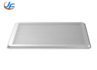 China RK Bakeware China  Peforated Aluminium Baking Tray / Flat Perforated Baking Tray Bread Sheet Pan for sale