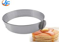 China RK Bakeware China Foodservice NSF Aluminum Cake Mould , Round Mousse Ring Cake Cutter Circle Cake Ring for sale