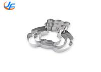 China RK Bakeware China Foodservice NSF Aluminum Cake Mould , Stainless Steel Bear Mouse Molding Mousse Cake Rings for sale