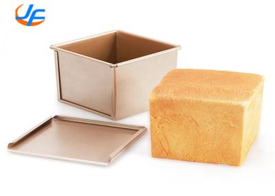 China RK Bakeware China Foodservice NSF Nonstick Mini Pullman Loaf Pan Square Totast Bread Pa for sale