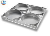 China RK Bakeware China Foodservice Chicago Metallic 6 Straps Aluminum Round Cheese Cake Pan Glazed for sale