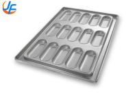 China RK Bakeware China Foodservice 49015 Chicago Metallic Glazed Aluminized Steel Full Size Sub Sandwich Bun Baking Tray Pan for sale