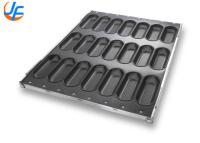 China RK Bakeware China Foodservice 49015 Chicago Metallic Glazed Aluminized Steel Full Size Sub Sandwich Bun Baking Tray Pan for sale