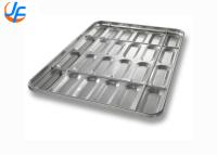 China RK Bakeware China-PFA Nonstick Cluster Hot Dog Bun Pan With Gusseted Sidewalls For Industrial Bakeries for sale