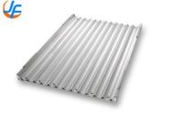 China RK Bakeware China Foodservice 42465 Commercial  32 Mold Glazed Aluminized Steel Clustered Hot Dog Bun Pan for sale