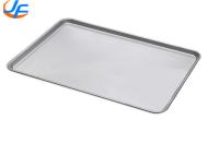 China RK Bakeware China-800*600mm Nonstick Commercial Aluminum Baking Tray Flat Sheet Pan Bread Bun Pan 600x400mm for sale
