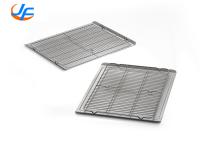 China RK Bakeware China-16 Gauge Wire in Rim Aluminum Sheet Pan with Footed Cooling Rack / Pan Grate for sale