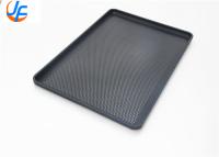 China RK Bakeware China Foodservice 44699 StayFlat Full Size 16 Gauge  Wire in Rim Aluminum Perforated Baking Tray for sale