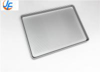 China RK Bakeware China Foodservice 44699 StayFlat Full Size 16 Gauge  Wire in Rim Aluminum Perforated Baking Tray for sale