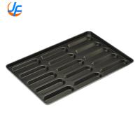 China RK Bakeware China Foodservice Commercial Slicone Glazed Hot Dog Bun Pan For Wholesale Bakeries for sale