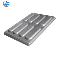 China RK Bakeware China Foodservice Commercial Slicone Glazed Hot Dog Bun Pan For Wholesale Bakeries for sale