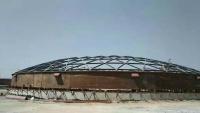 China Geodesic Aluminum Dome Roof Seal Aluminum Geodesic Dome Roofs Storage Tank Customized Size for sale