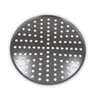 China RK Bakeware China-Pizza Hut 9 Inch 12 Inch 15 Inch Perforated Commercial Aluminum Pizza Pan Pizza Disk for sale