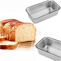 China RK Bakeware China Foodservice NSF 600g Nonstick 4 Straps Farmhouse White Sandwich Bread Tin for sale
