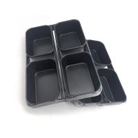 China RK Bakeware China Foodservice NSF 600g Nonstick 4 Straps Farmhouse White Sandwich Bread Pan for sale