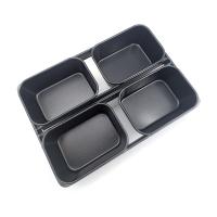 China RK Bakeware China Foodservice NSF 600g Nonstick 4 Straps Farmhouse White Sandwich Bread Pan for sale