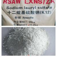 China Sodium Lauryl Sulfate (SLS) with Excellent Foaming Properties, High Biodegradability (>90%), and Versatile Industrial Applications for sale