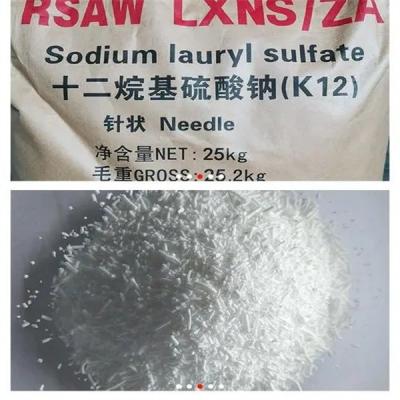 China Sodium Lauryl Sulfate (SLS) with Excellent Foaming Properties, High Biodegradability (>90%), and Versatile Industrial Applications for sale
