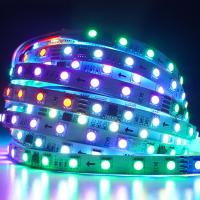 China Energy-Efficient 5050-10-60 Flexible LED Strip Light With Shear Distance Of 1Meter for sale