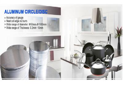 China Cold Rolled 1000 Series Aluminium Discs Circles , 3003 3105 1060 1100 Aluminum Round Plate for sale