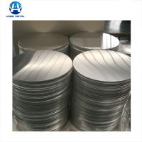 China Temper H14 / H24 1000 Series Aluminum Round Plate 2.6mm Thick For Traffic Warning Signs for sale