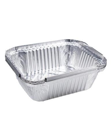 China Customized Food Packaging Disposable Aluminium Foil Food Container 900ml for sale