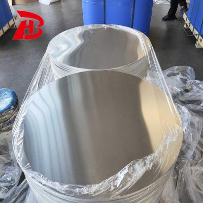 China Malleable Silver 1080 Aluminum Circles 0.3-6.0MM Thick 80-1600MM for HVAC System Parts for sale