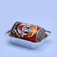 China Food-Grade Aluminum Foil Lunch Box 201x142x30mm Microwave Safe for sale