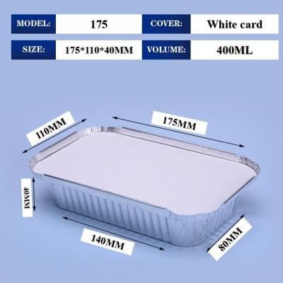China Food-Grade Aluminum Foil Lunch Box with 3 Lid Options for sale
