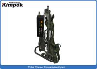China 5W Manpack HD COFDM Video Transmitter , Backpack Live Video Wireless Sender 3-5km Range for sale