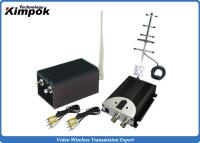 China High Integrated CCTV Analog Video Wireless Transmitter With 5000mW Output Power , AV Interface for sale