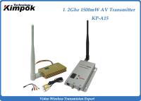 China Professional Wireless Video Transmitter With 1500mW , 2KM Transmit Distance for sale