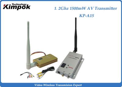 China Professional Wireless Video Transmitter With 1500mW , 2KM Transmit Distance for sale