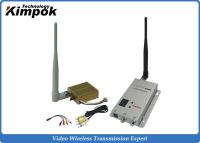 China 1400m Long Distance AV Wireless Transmitter / Video Transmission Equipment 8CHs for sale