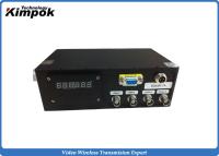 China Military Digital Video Transmitter COFDM Wireless Surveillance Sender with RS485 / RS232 for sale