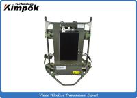 China Military Backpack Digital Video Transmitter 5~8W Microwave Transmission Equipment for sale