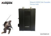 China Army Microwave Wireless AV Transmitter with Portable Receiver 10W COFDM Wireless Video Link for sale