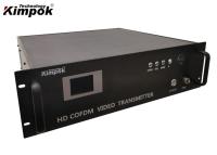 China 200km UHF / VHF COFDM Wireless Transmitter 100 Watt Waterproof for Maritime Affairs for sale