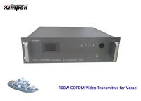 China 40 Watt HD COFDM Video Transmitter Video + Data Link For Military Long Range Mobile Communication for sale