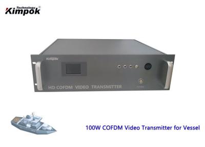 China 40 Watt HD COFDM Video Transmitter Video + Data Link For Military Long Range Mobile Communication for sale