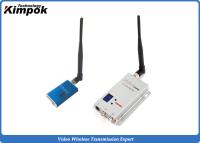 China 5000mW Mini UAV Wireless Video Transmitter 1200Mhz 70km LOS FPV Video Link 64*40*15mm for sale